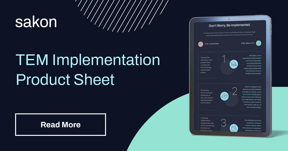 Telecom Expense Management Implementation Product Sheet 2025